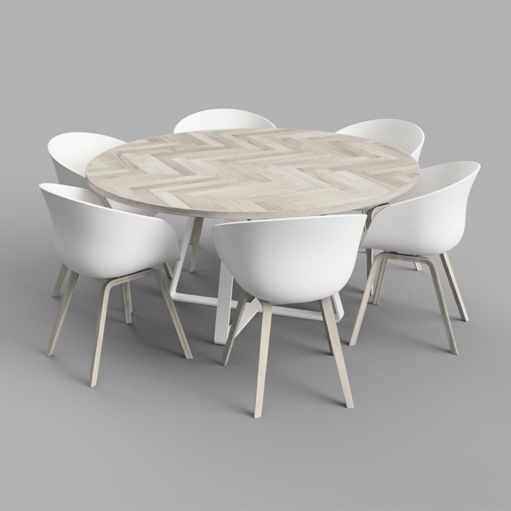 Unikke håndlavede borde i Danmark | Runde plankeborde i Danmark | Nordklöft