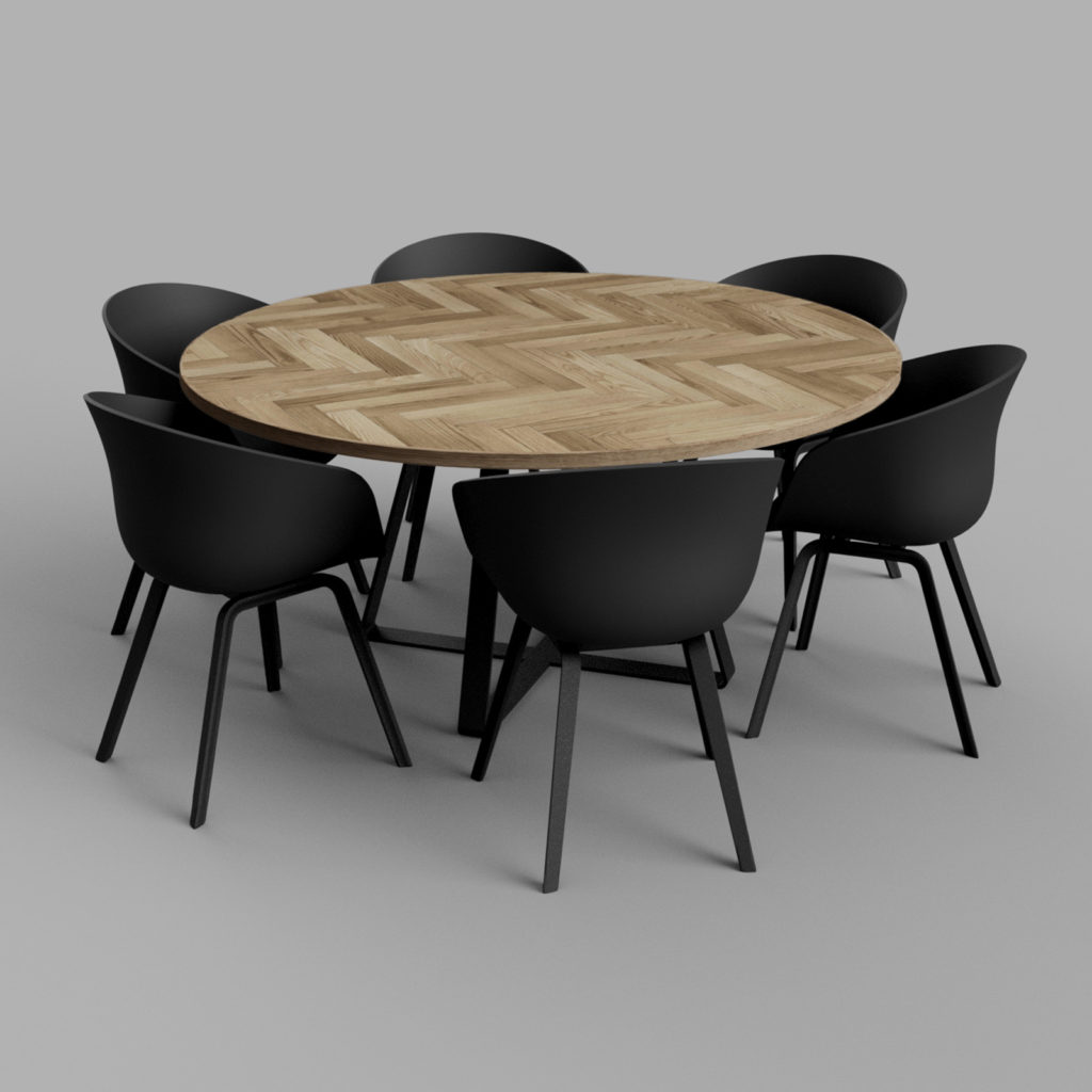 Unikke håndlavede borde i Danmark | Runde plankeborde i Danmark | Nordklöft